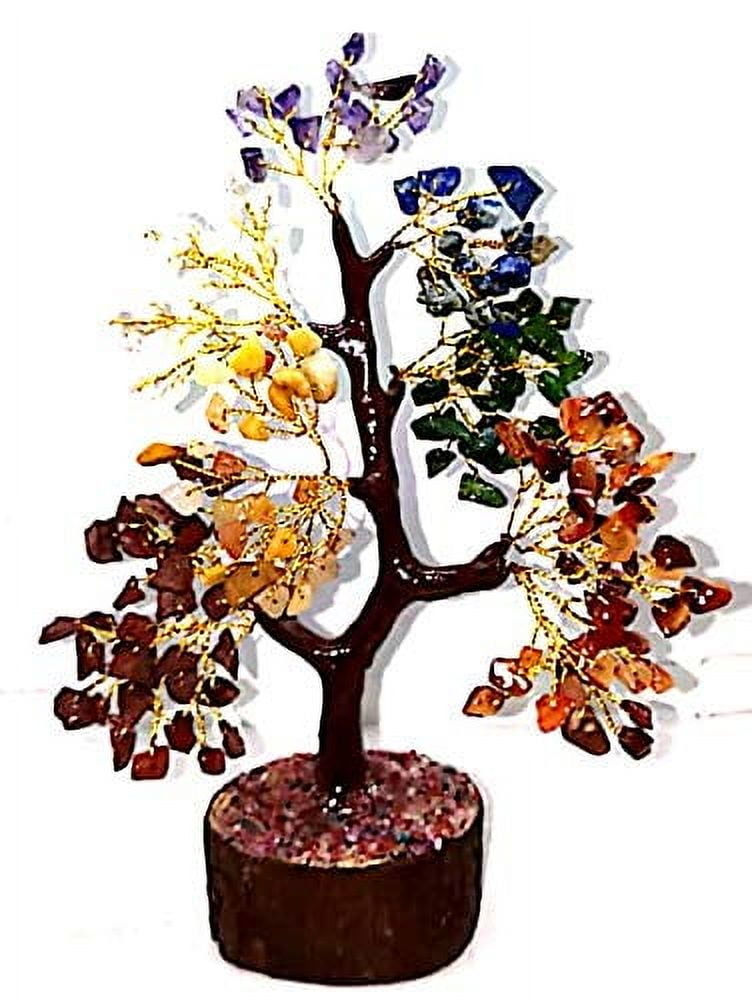 Crystal Miracle Purple Crystal Chakra Gemstone Tree - Walmart.com