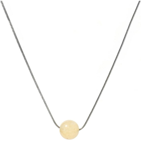 Crystal Necklaces for Women 10mm 18K Gold White Plated Crystal Pendant ...