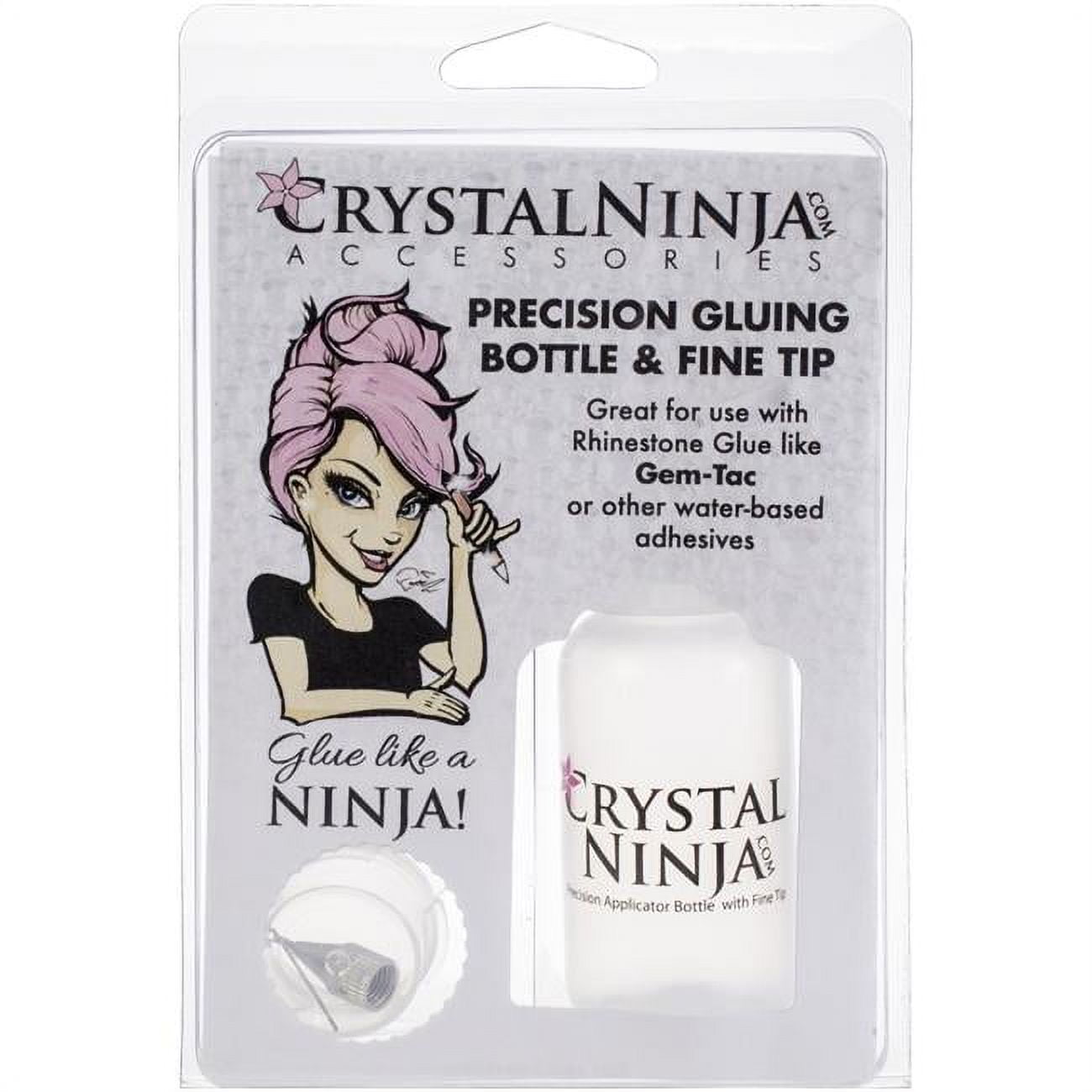 Crystal Ninja 13160008 0.5 oz Fine Tip Precision Tip Glue Applicator ...
