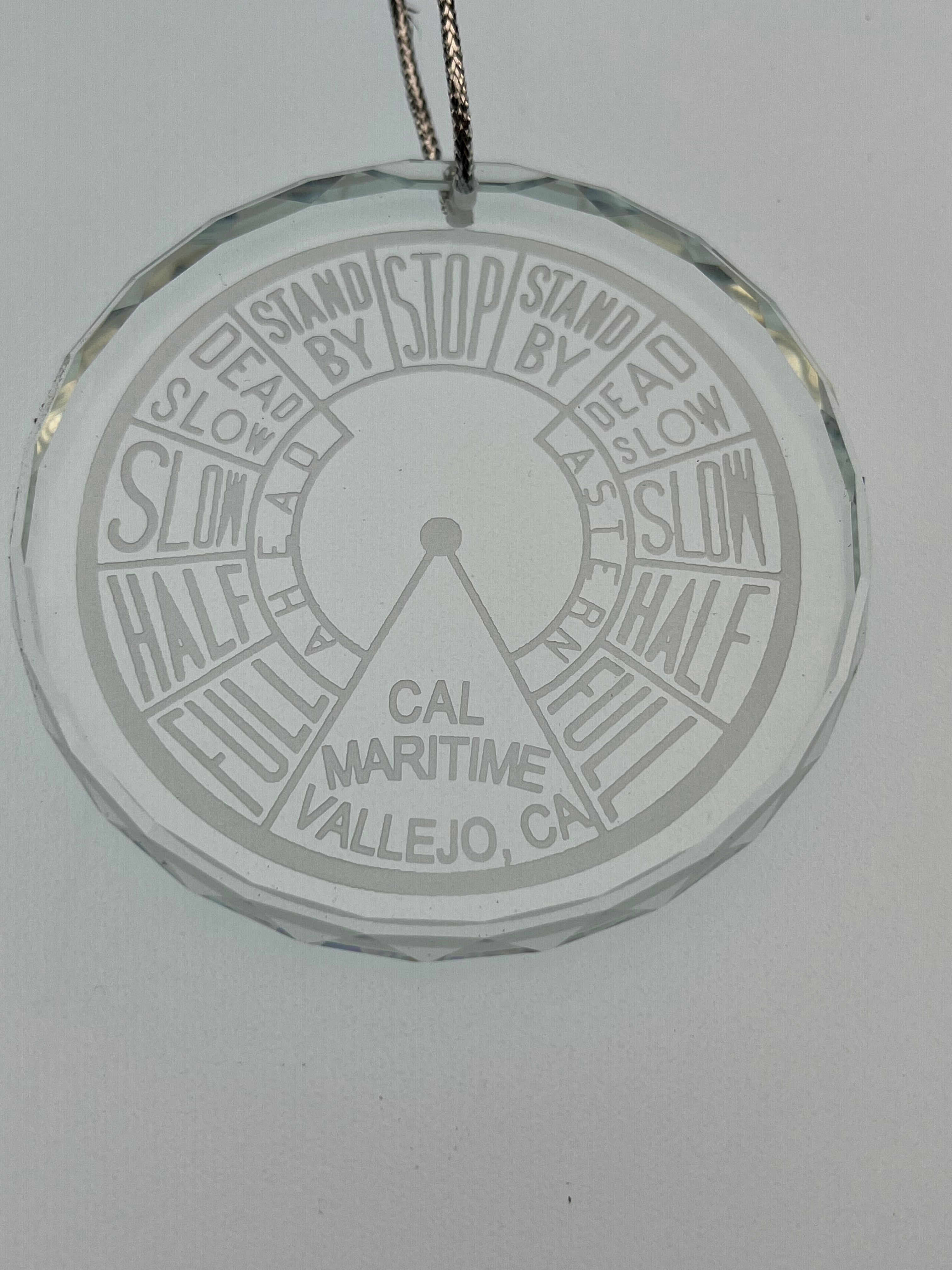 Crystal Ornament EOT Engine Order Telegraph CAL California Maritime ...