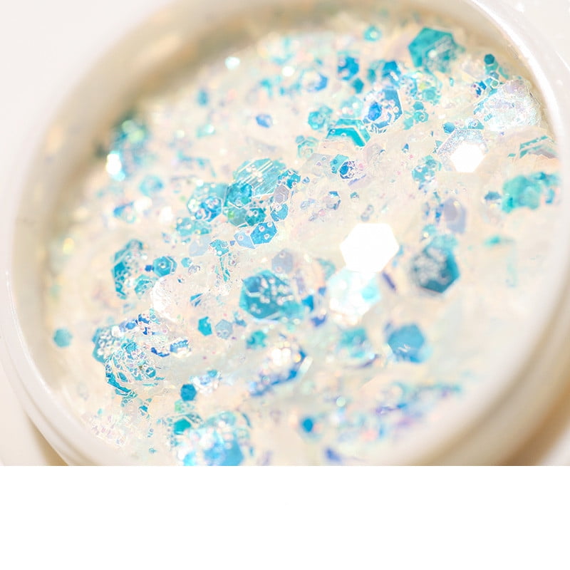 Crystal Ornament Of Gradual Change Flash Powder Mixed With Phototherapy ...