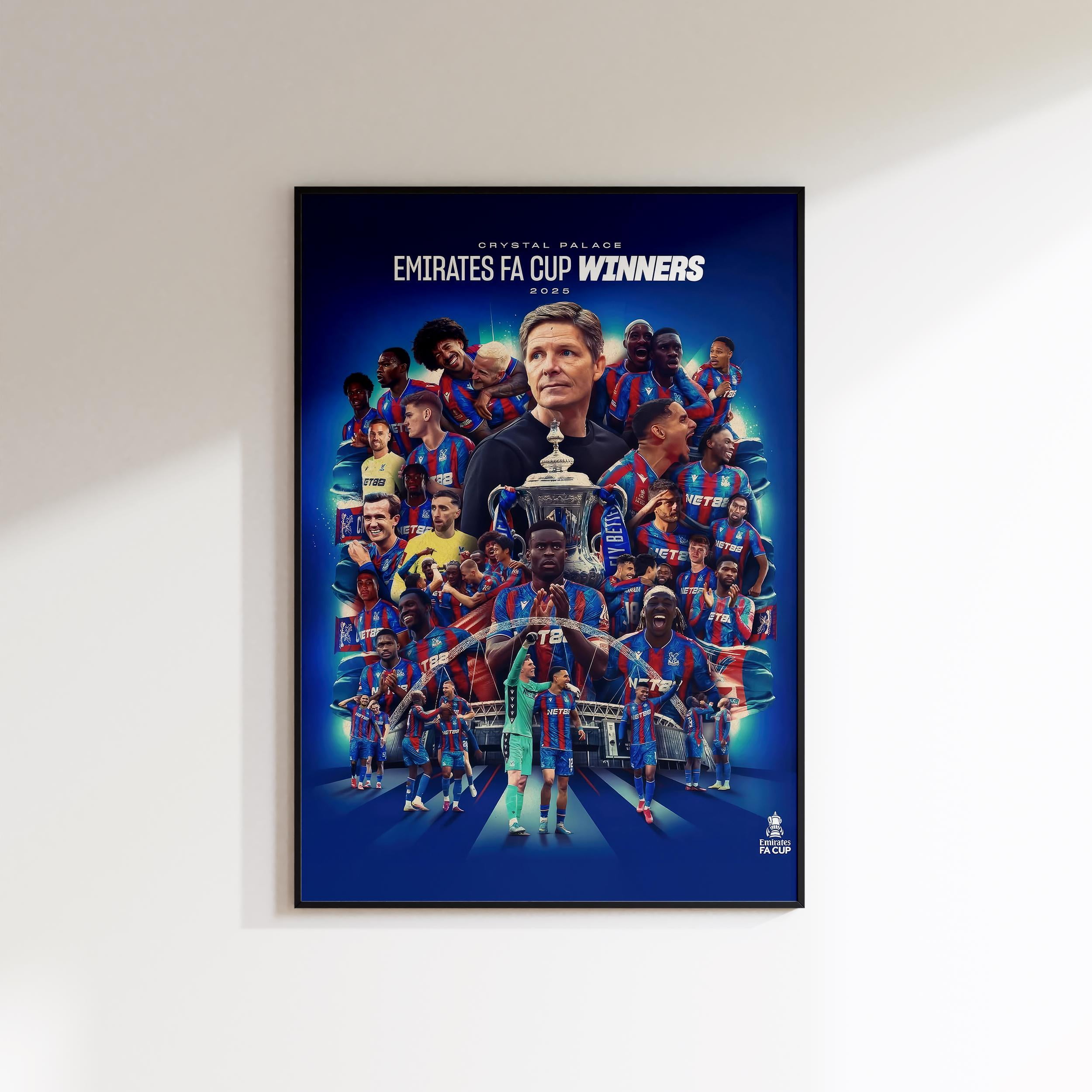 Crystal_Palace Champion 2025 Poster, Football Fan Art Print, Modern ...