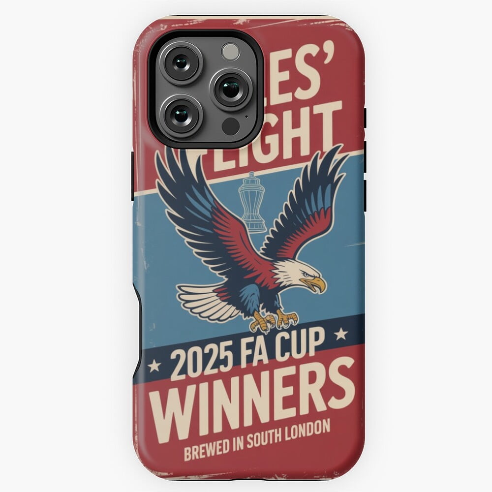 Crystal Palace FA Cup Beer Phone Case for iPhone 16 15 14 13 12 11 Pro ...