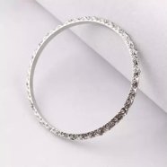 Falari Vintage Flower Bracelet Bangle Crystal Beads Hand-Painted Gold ...