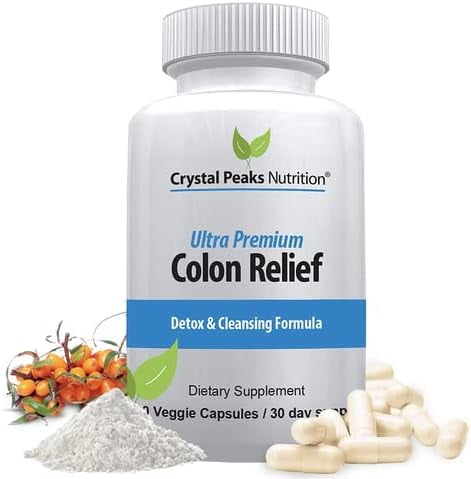 Crystal Peaks Nutrition Natural Colon Cleanser Capsules for ...