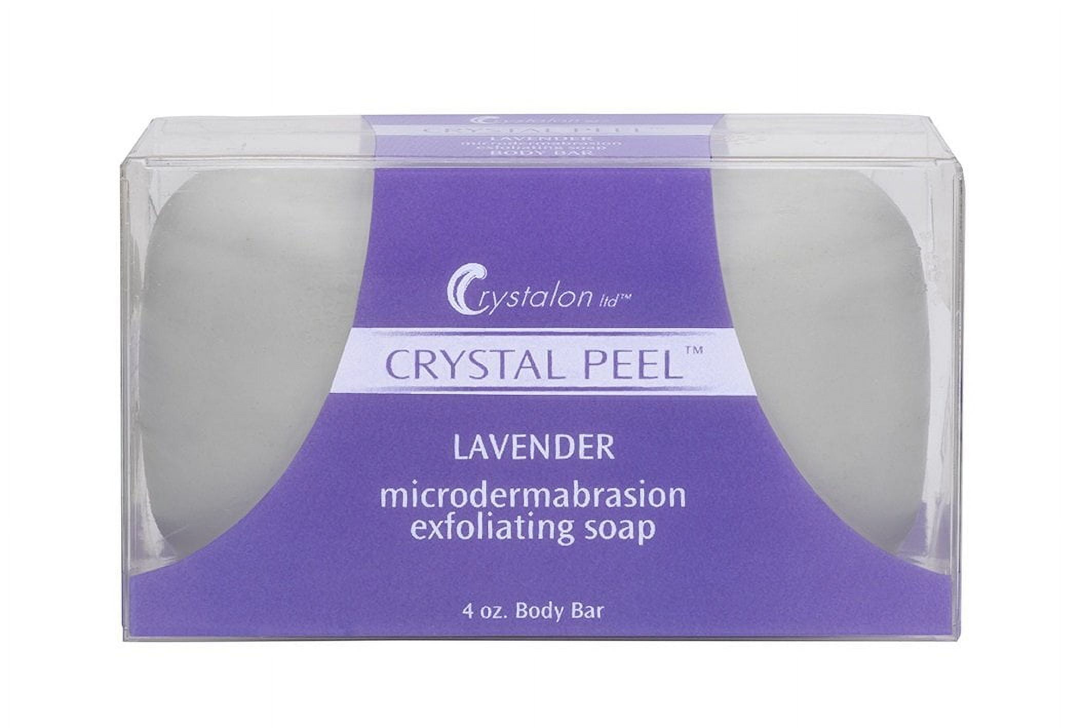 Crystal Peel 4.0 oz Lavender Microdermabrasion Exfoliating Soap Body ...