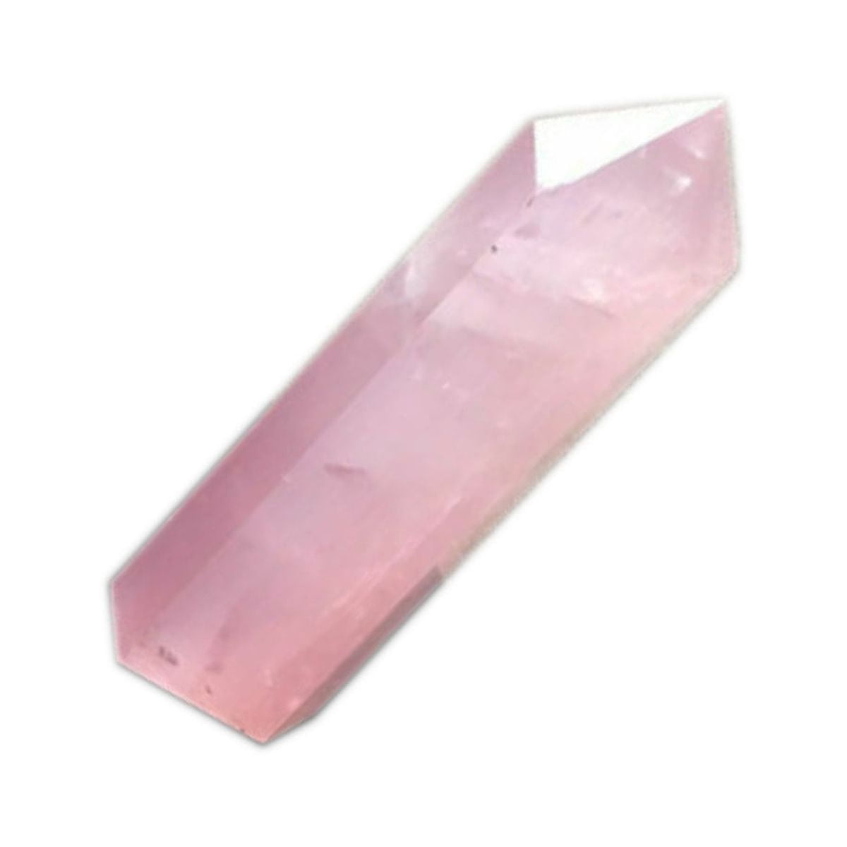 Crystal Point Healing Mineral Rock Stone Hexagonal Faceted Prism ...