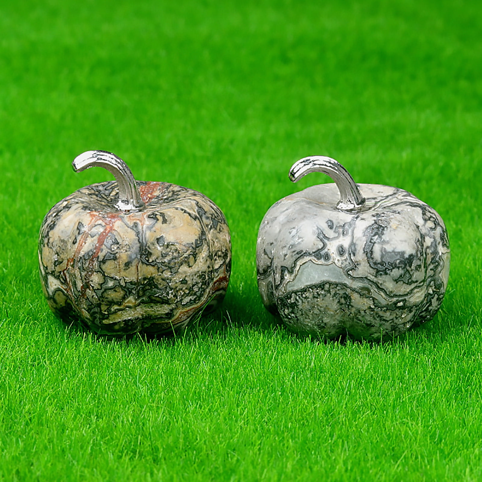 Crystal Pumpkin, Yannianjz Crystal Pumpkin, Handmade Miniature ...