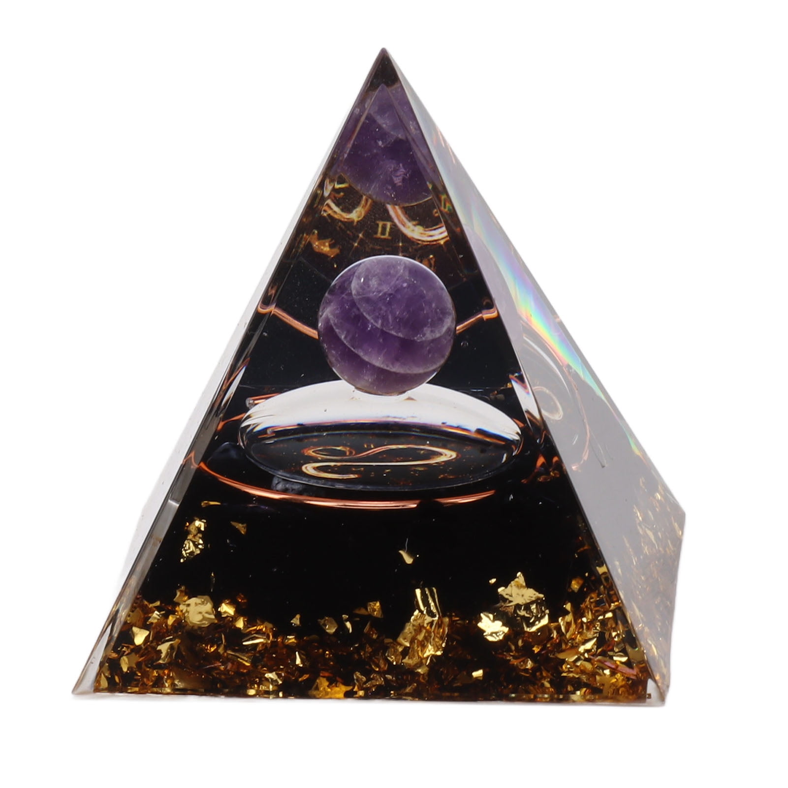 Crystal Pyramid, 5cm Energy Generator For Chakra Balancing Spiritual ...