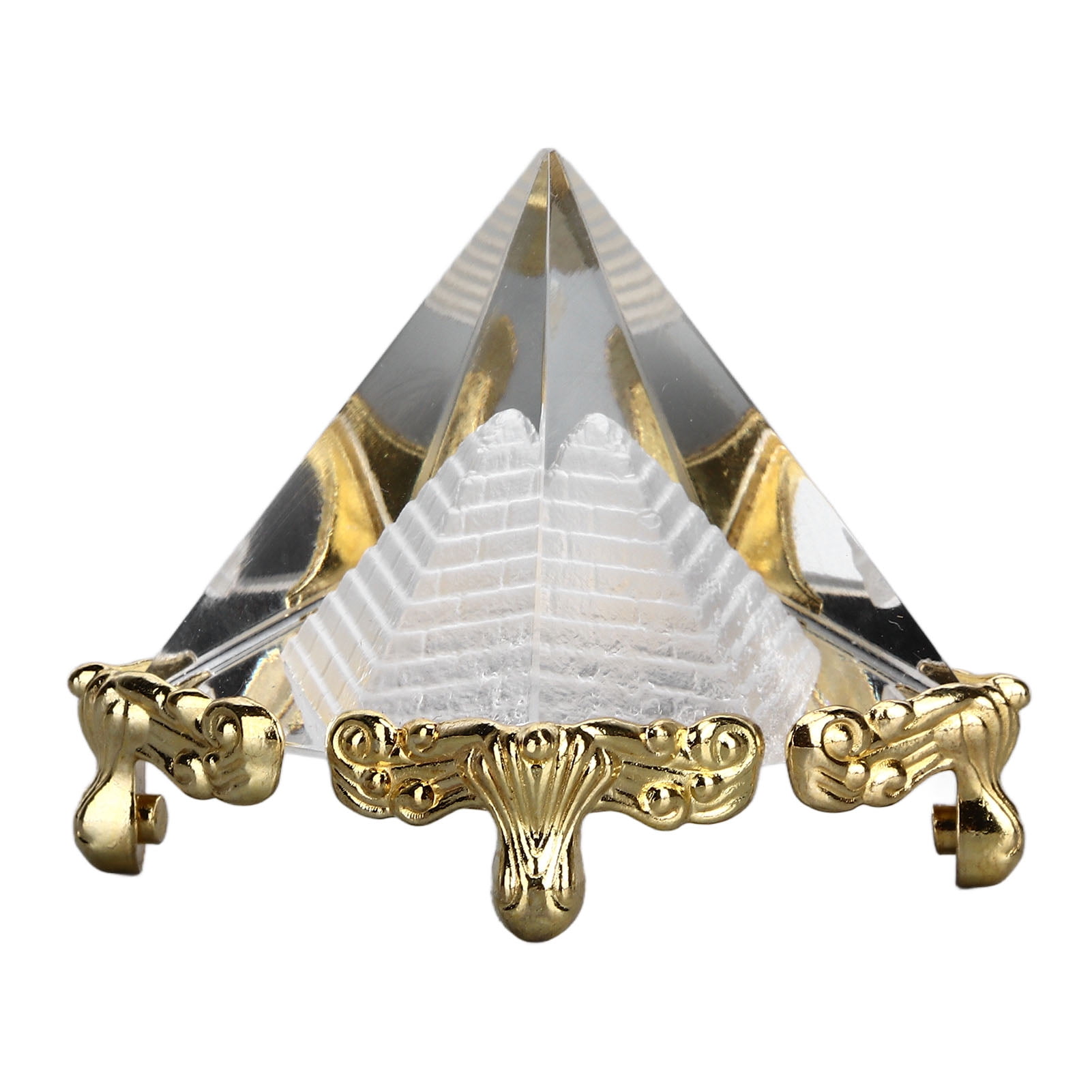 Crystal Pyramid Prism, Crystal Meditation Crystal Feng Shui Crafts With ...
