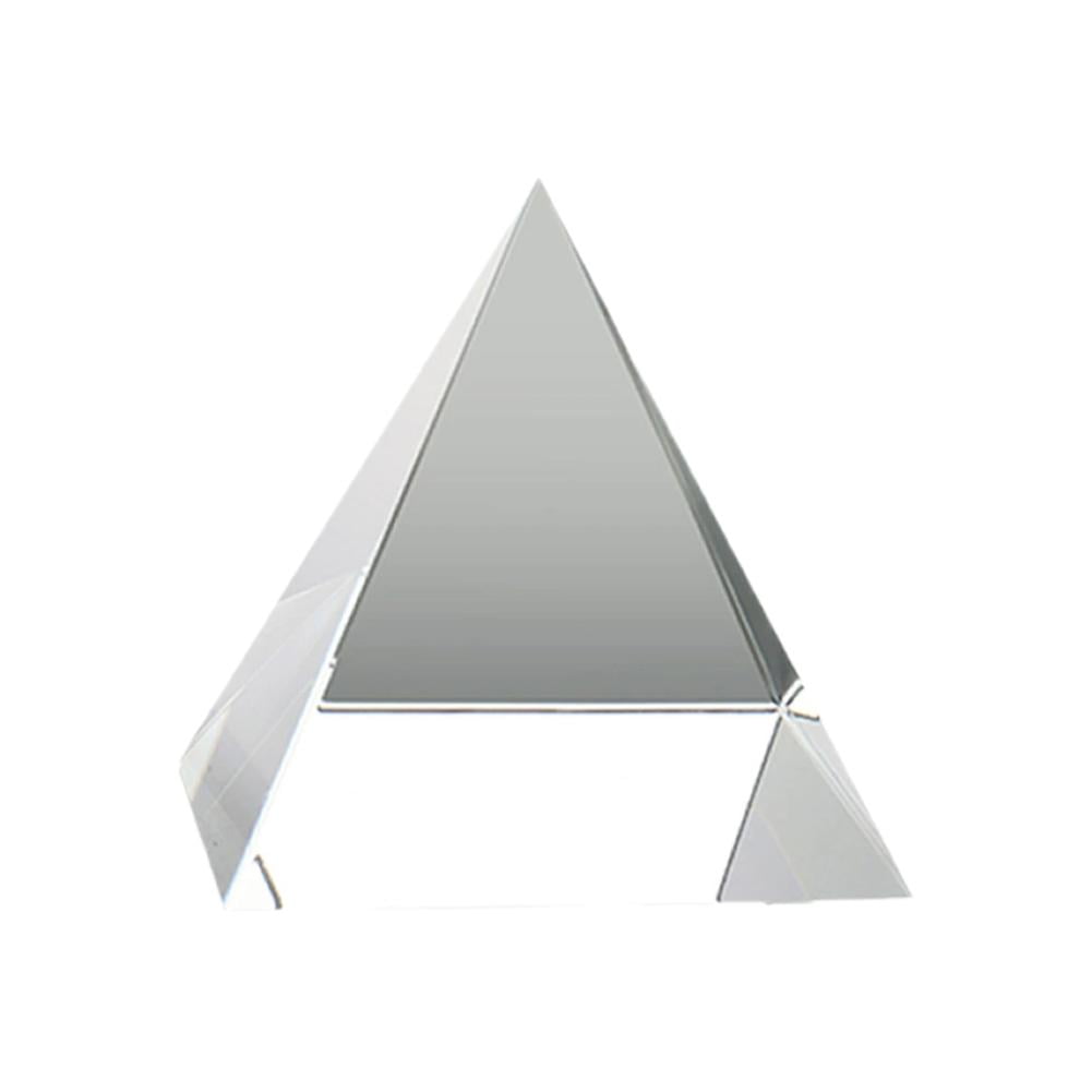 Crystal Pyramid Prism Dispersion Prism, Labs Equilateral Glass Pyramid ...