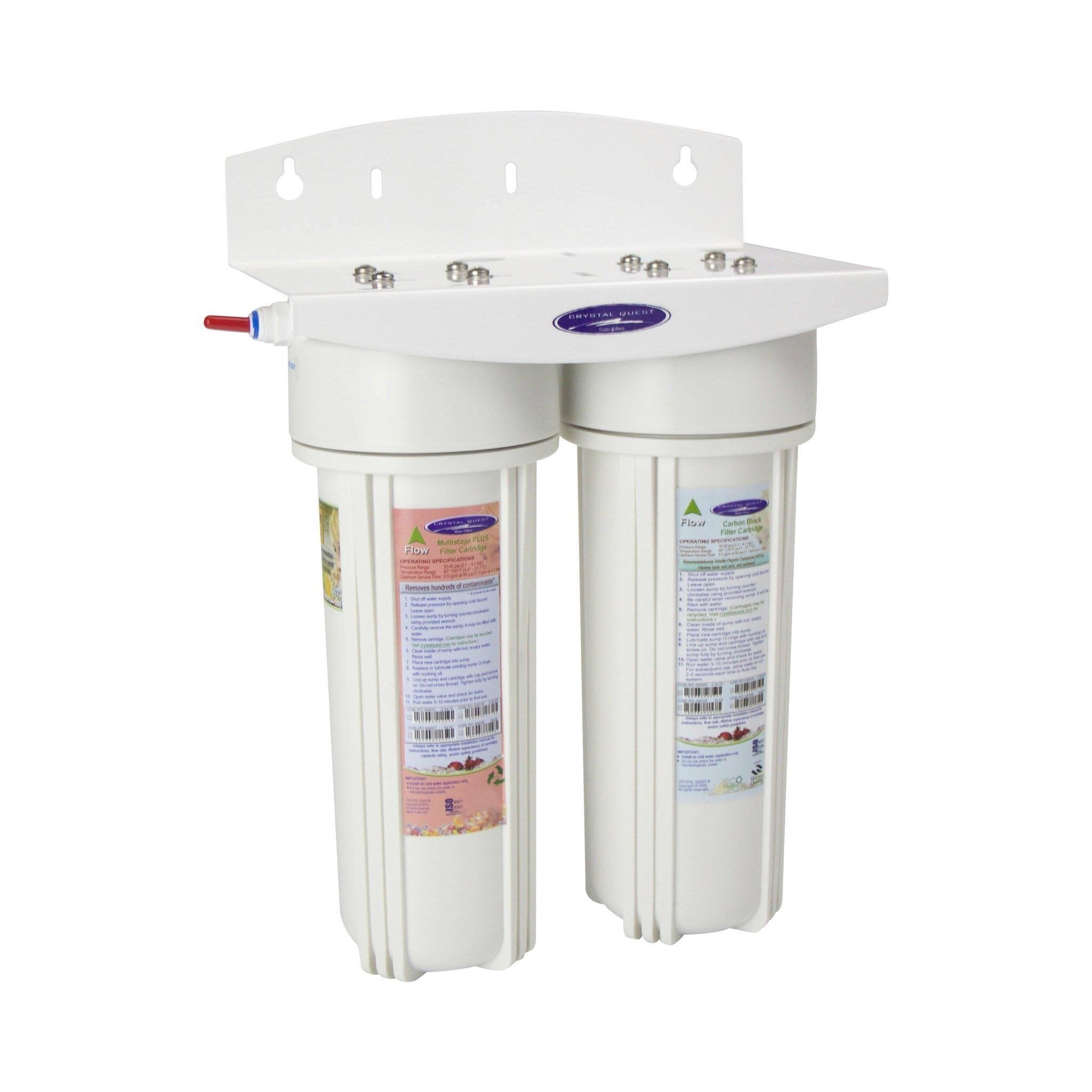 Crystal Quest Voyager Double Inline Water Filter System Filters 30000 ...