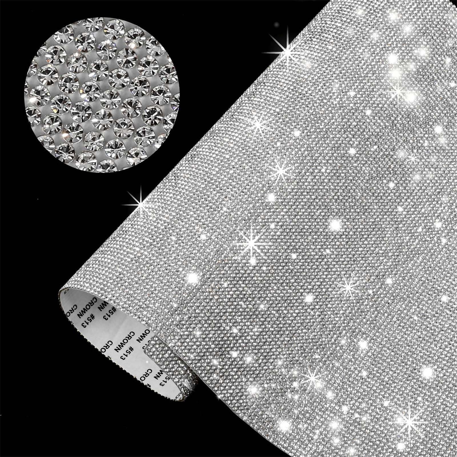 Crystal Rhinestone Diamond Ribbon Self Adhesive Paper DIY Car ...