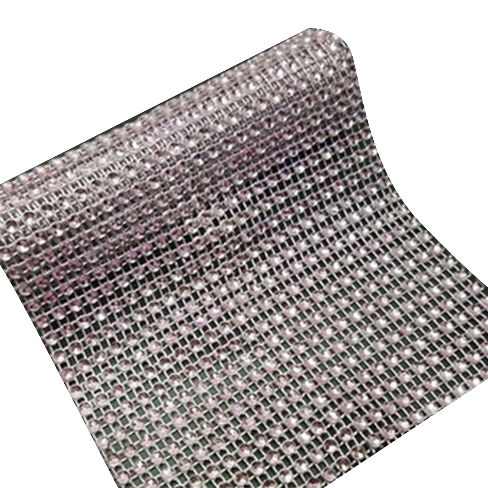 Crystal Rhinestone Ribbon 1 Yards Diamond Sparkling Bling Ribbons Roll ...