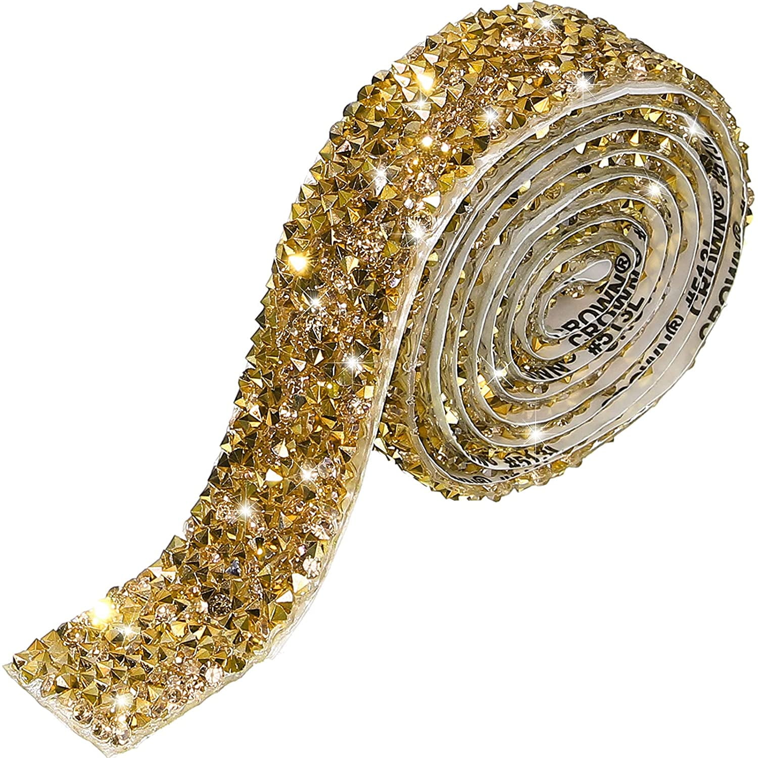 Crystal Rhinestone Ribbon Bling Diamond Ribbon Wrap Roll for Wedding ...
