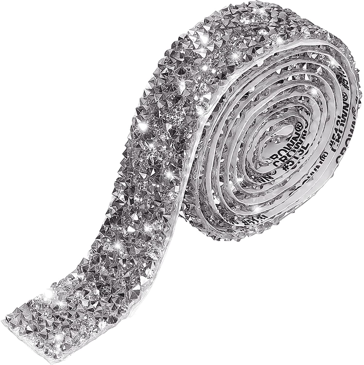 Crystal Rhinestone Ribbon Bling Diamond Ribbon Wrap Roll for Wedding ...