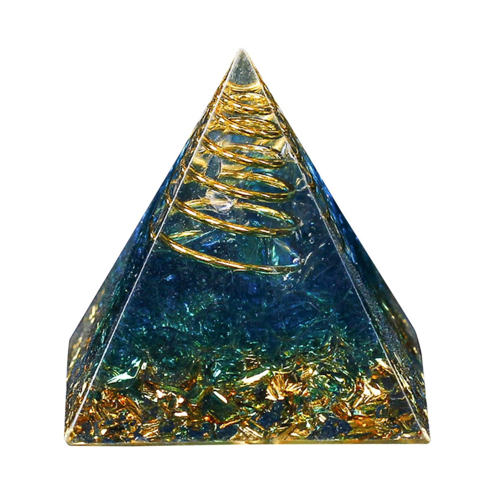 Crystal Rubble Pyramid Handmade Crystal Reiki Energy Gem Tower for ...