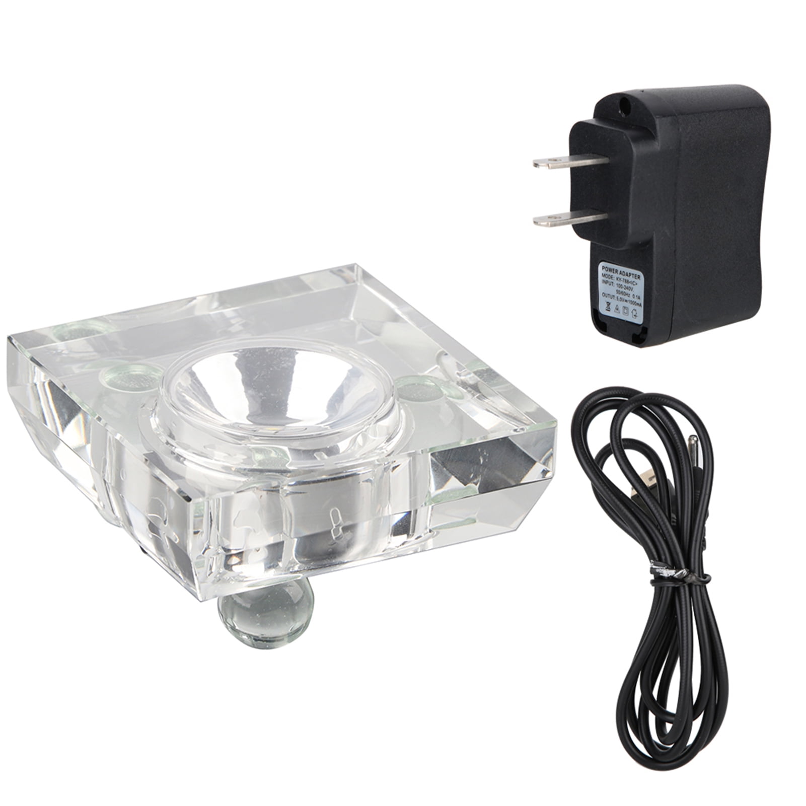 Crystal Sculpture Table Ornament Chromaticity Cube,7 Colors Mini 3D ...