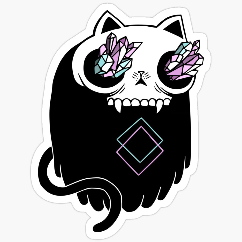 Crystal Seer Sticker Phone Decal Water Bottle Stickers Car Decals ...