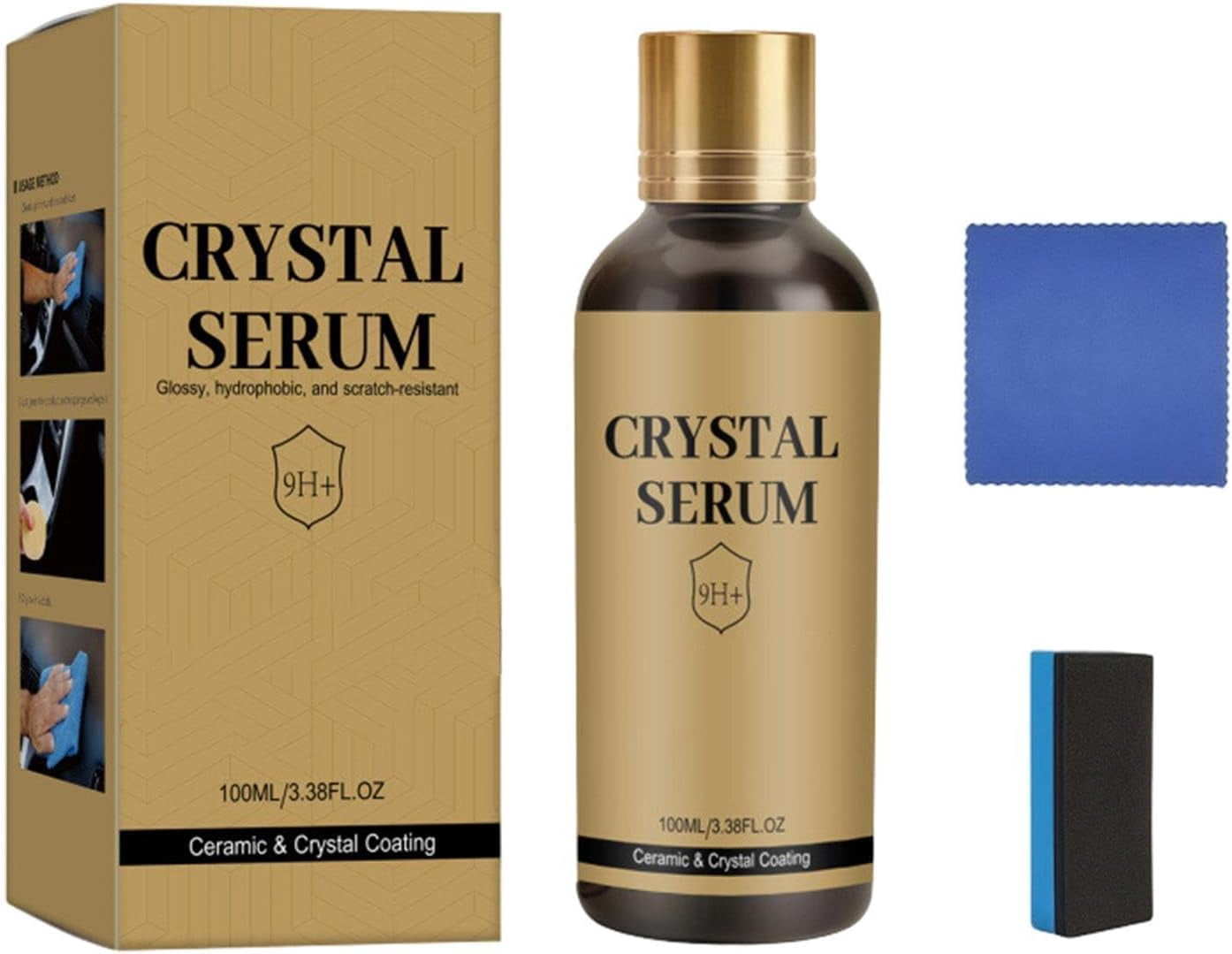 Crystal Serums Set | 100ML Ceramic Coating Car | High Gloss Crystal ...