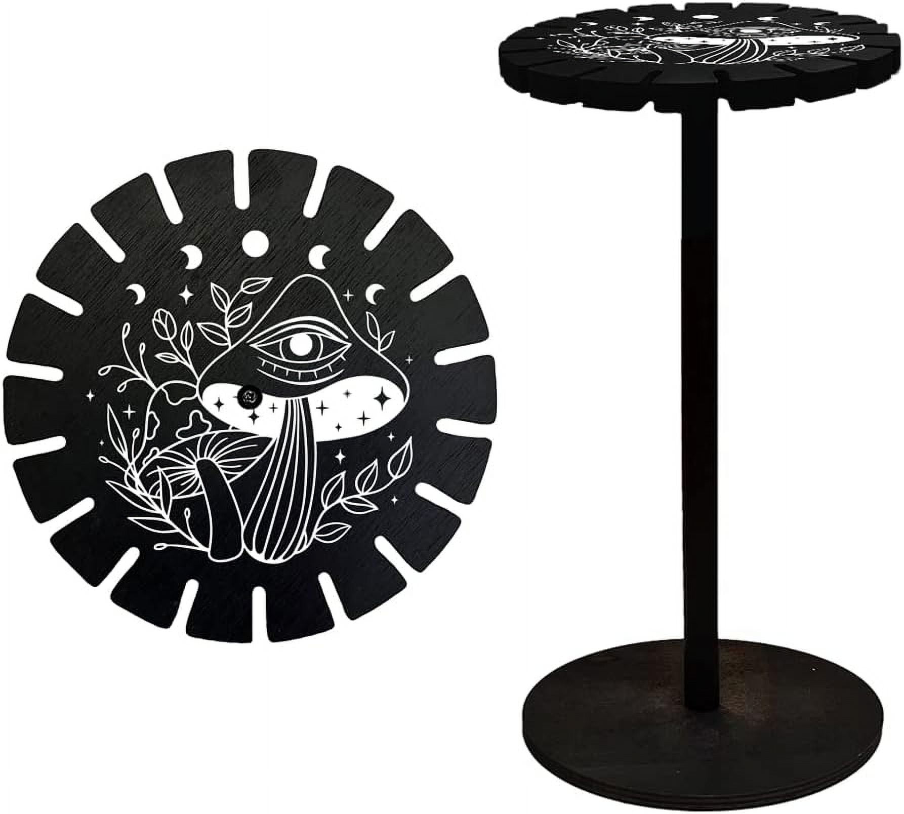 Crystal Shelf Black Crystal Display Shelf Dowsing Pendulum Wheel ...