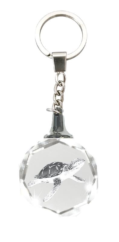 Crystal Silhouette Keychains - Sea Turtle from Deluxebase. Animal ...