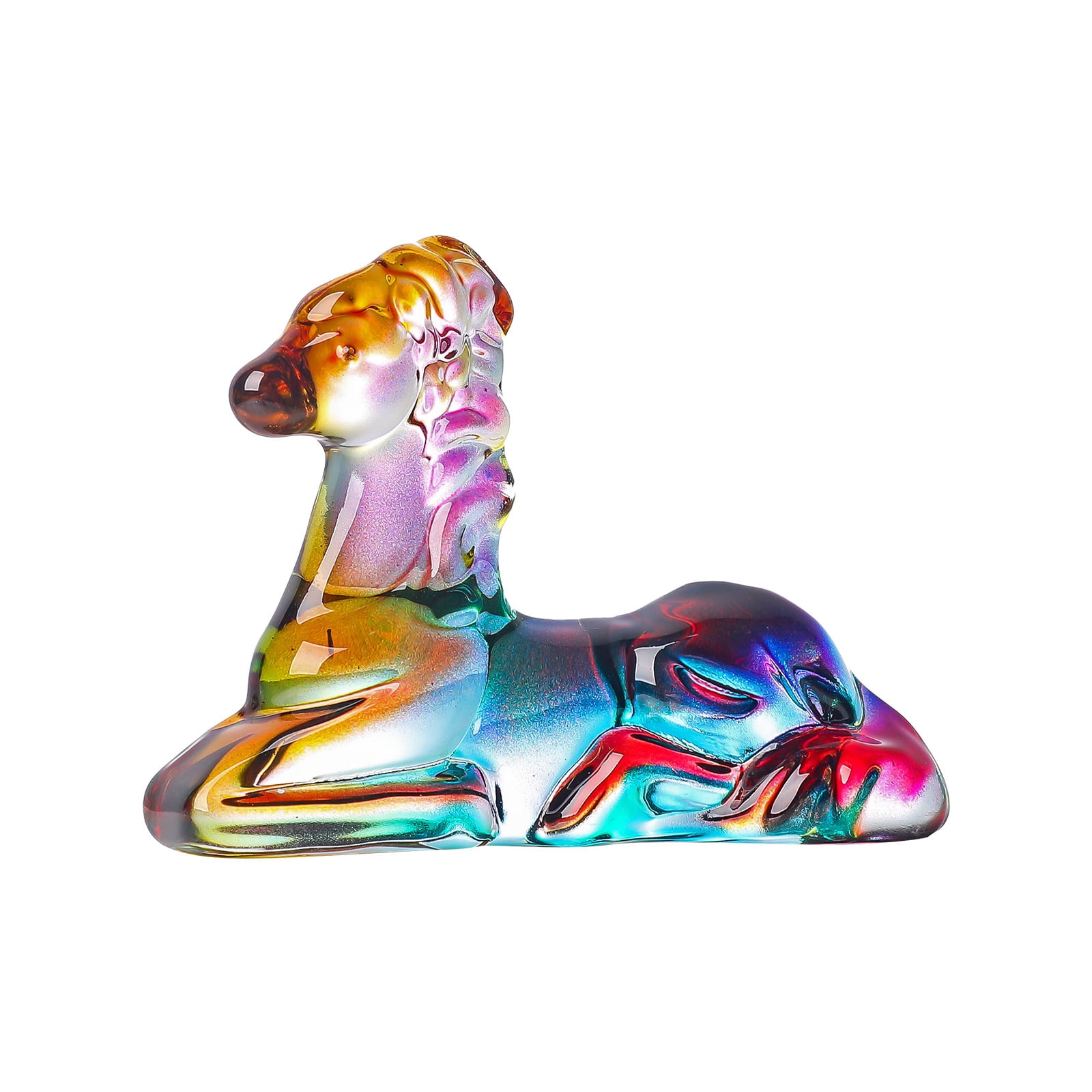 Crystal Sitting No Horned Animal Lovely Elegant Craft Decorations for ...