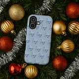 Crystal Snowflake Pattern Phone Case Winter Holiday Gift 17 11 12 13 14 ...