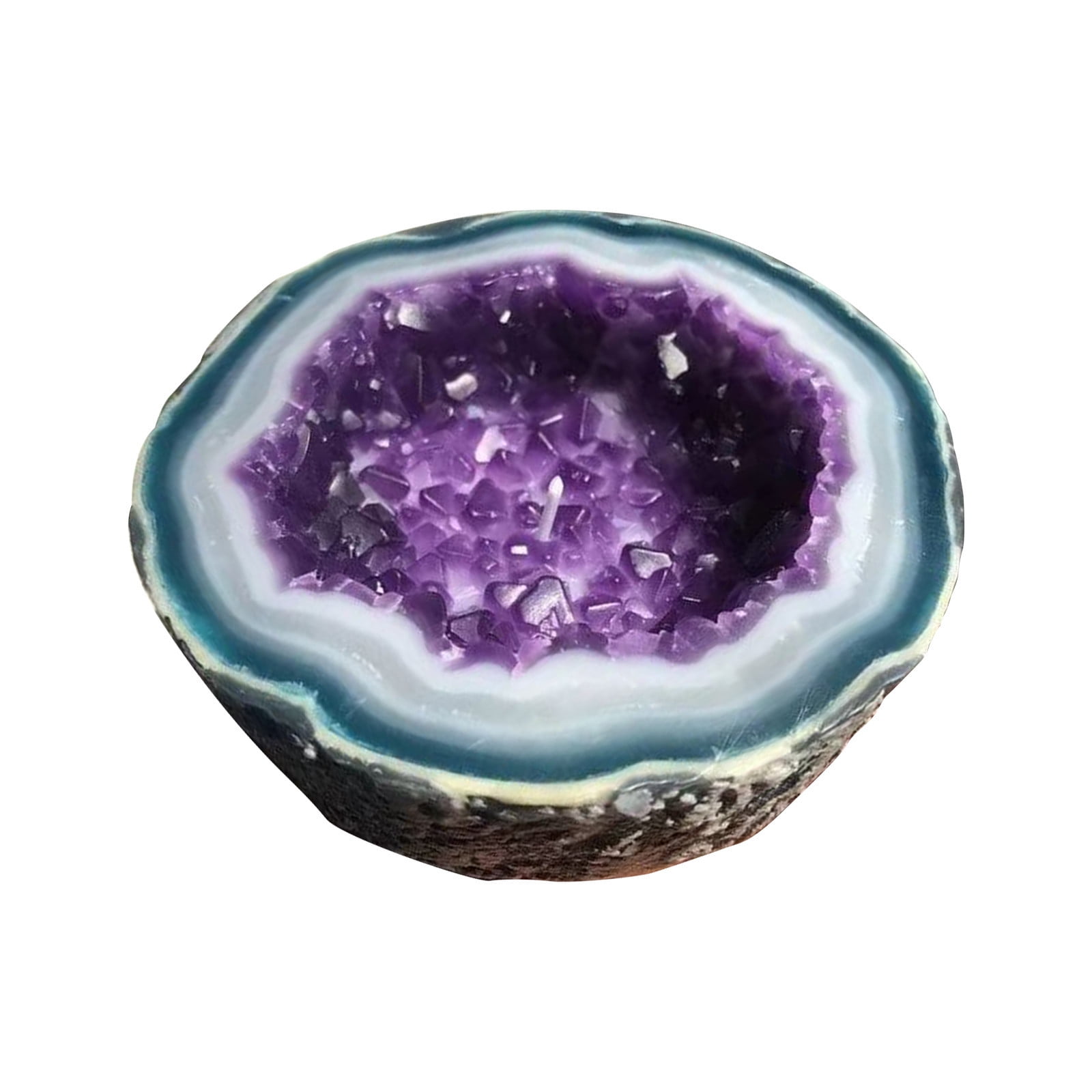 Crystal Spar Candles Crystal Geode Candle Meditation Pray Candles ...