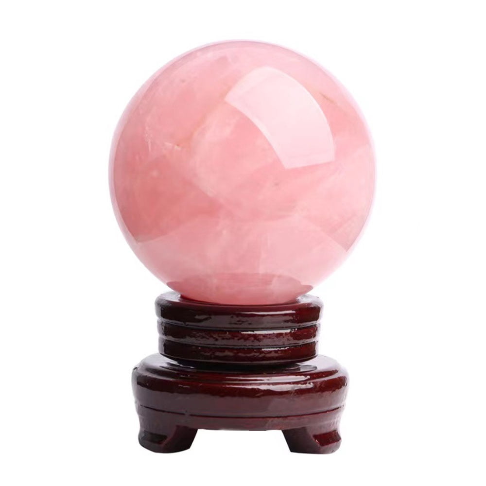 Crystal Sphere Gemstone Ball Decorative Ball with Base Energy Jewelry ...