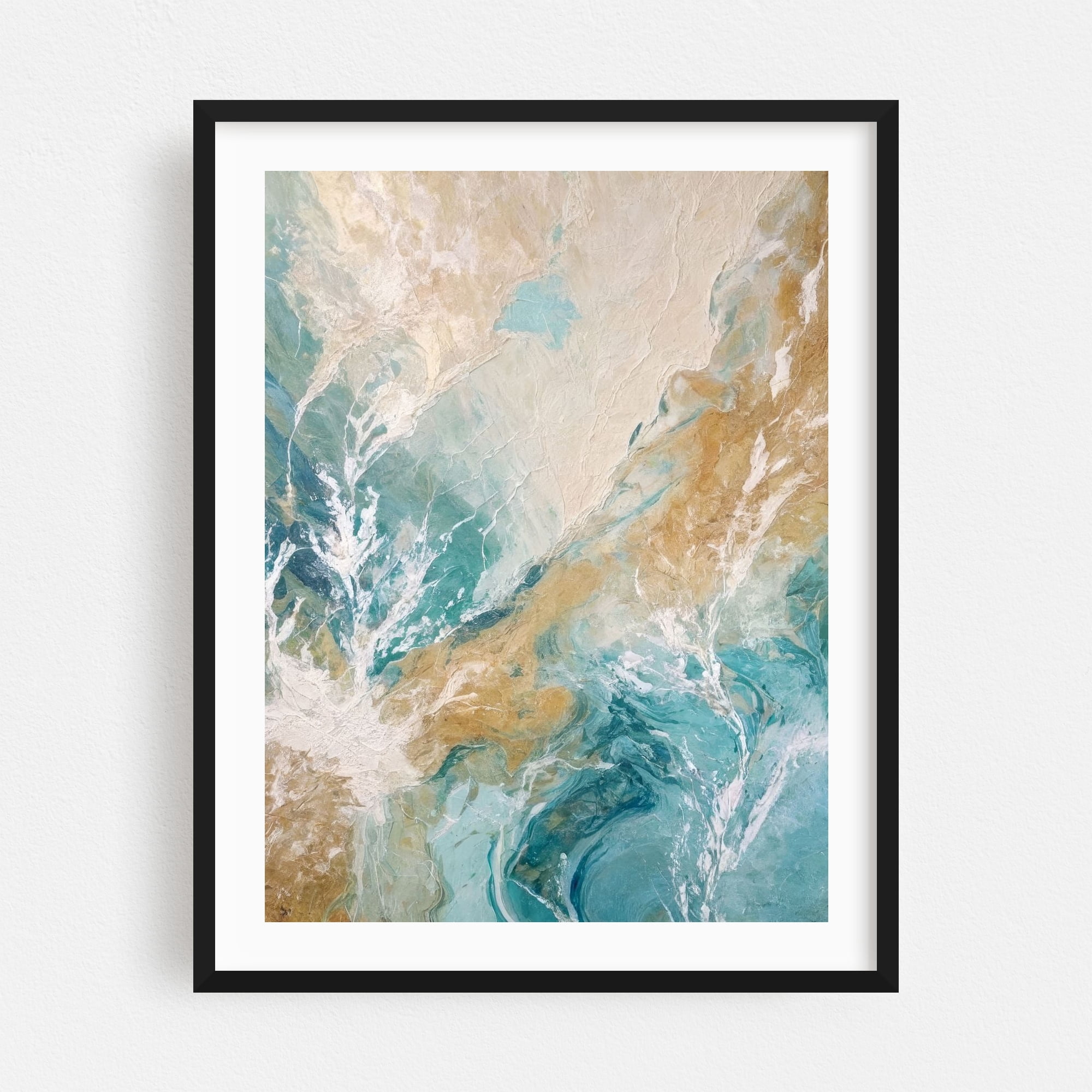 Crystal Sprites - Digital Art Abstract Ocean Coastal Nature Water ...
