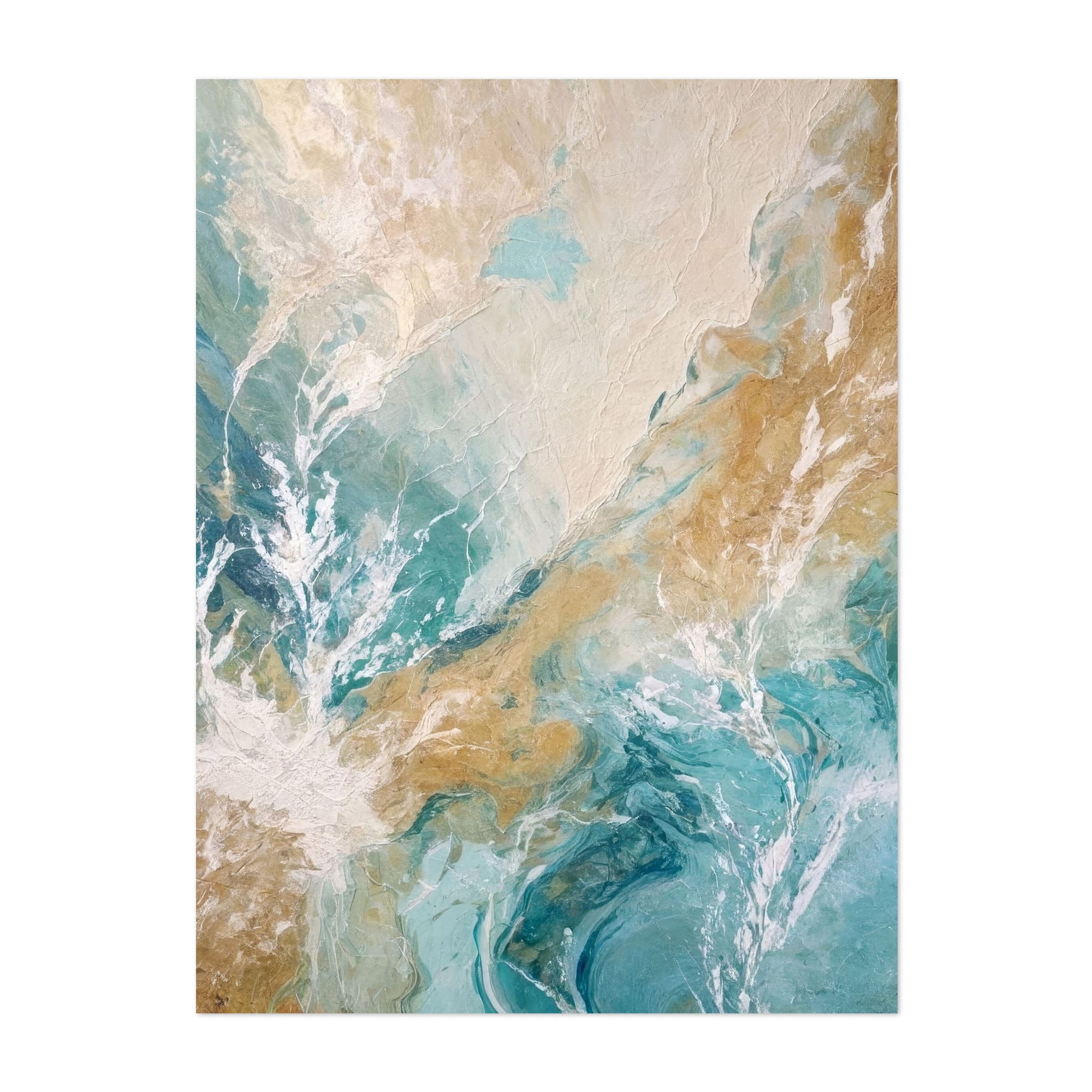 Crystal Sprites - Digital Art Abstract Ocean Coastal Nature Water ...