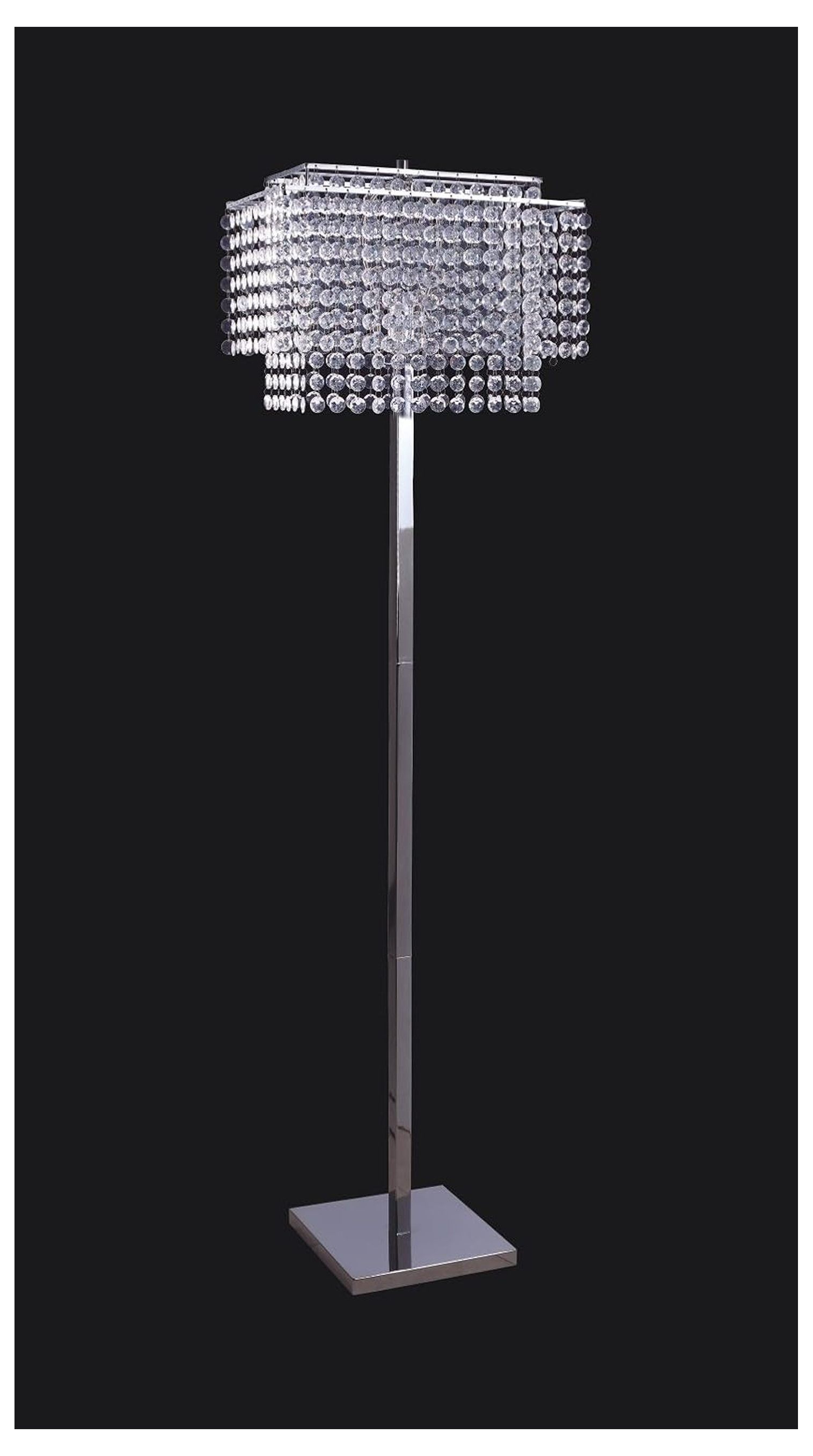Crystal Standing Floor Lamp Light Classic Modern Lighting 6832 ...