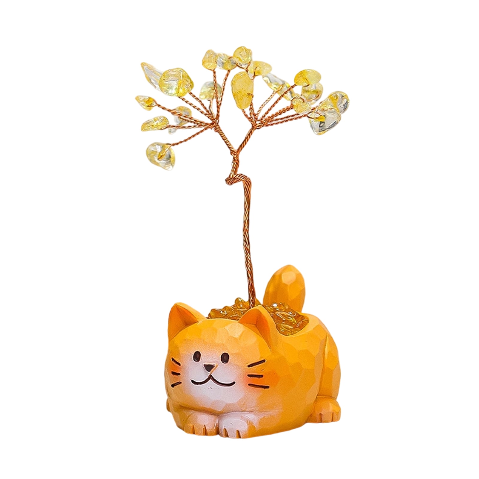 Crystal Stone Tree Bonsais Decorations Feng Shuis Decoration for Wealth ...