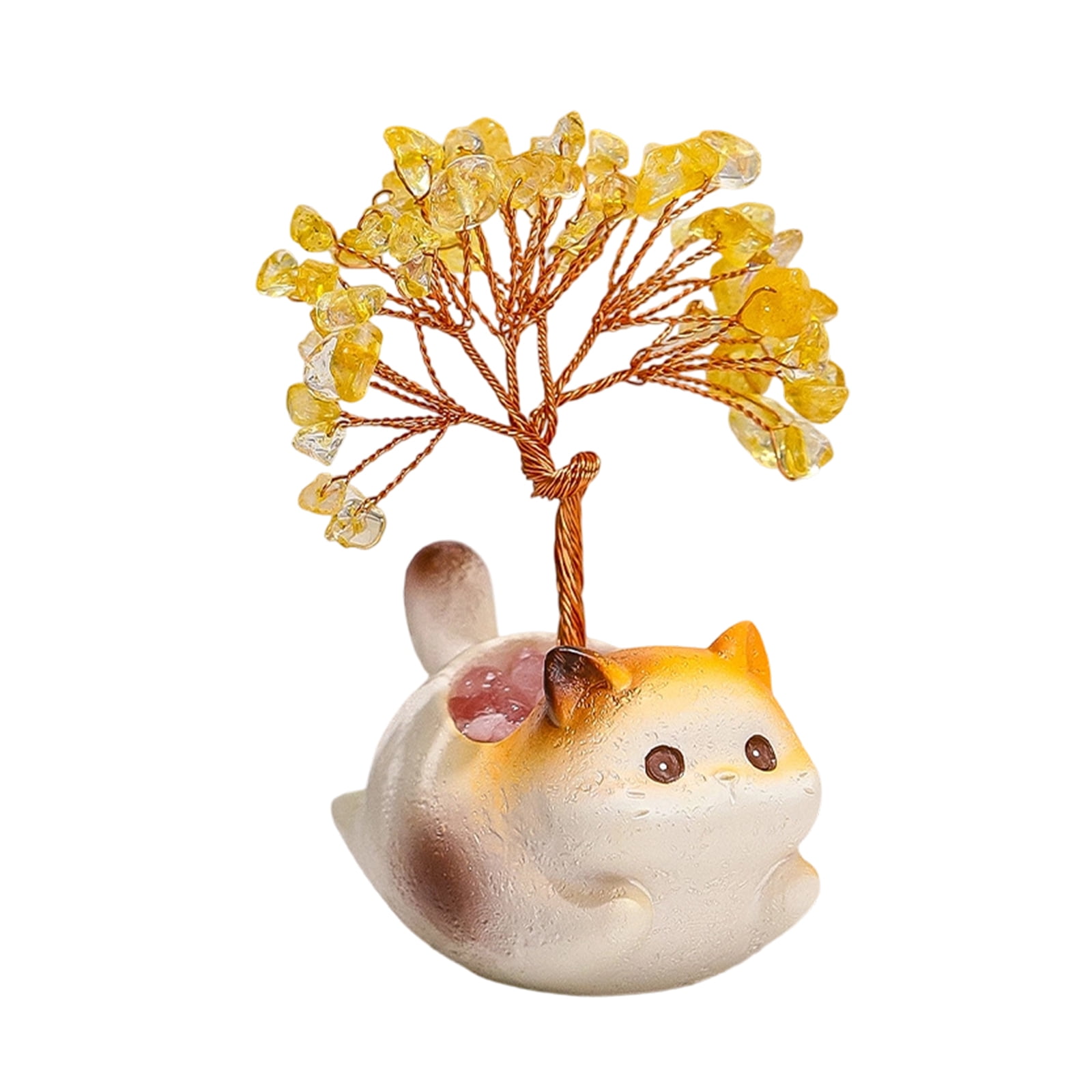 Crystal Stone Tree Bonsais Decorations Feng Shuis Decoration for Wealth ...