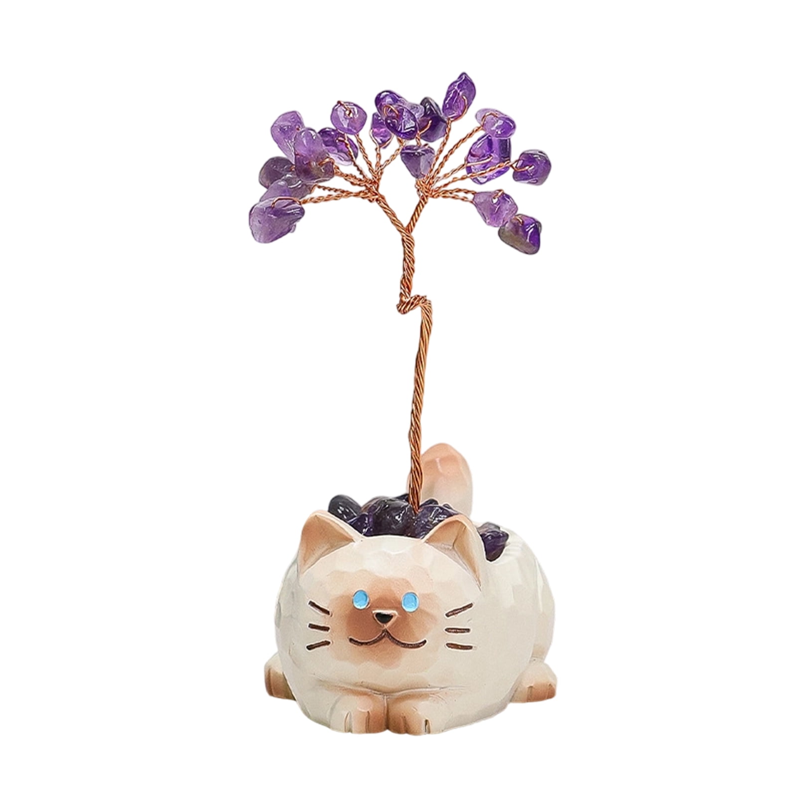 Crystal Stone Tree Bonsais Decorations Feng Shuis Decoration for Wealth ...