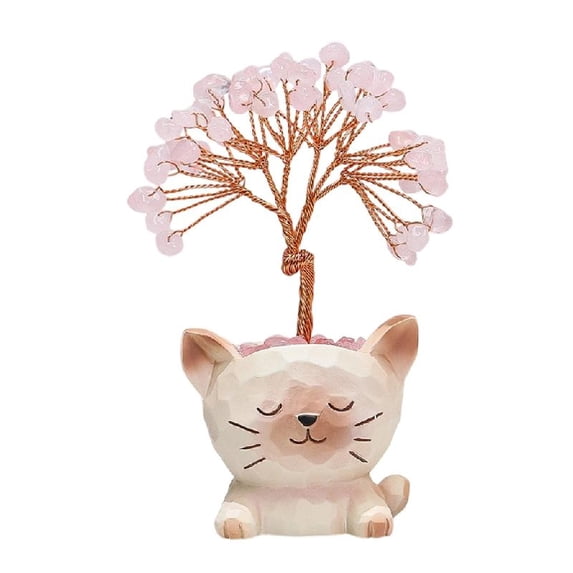 Crystal Stone Tree Bonsais Decorations Feng Shuis Decoration for Wealth ...