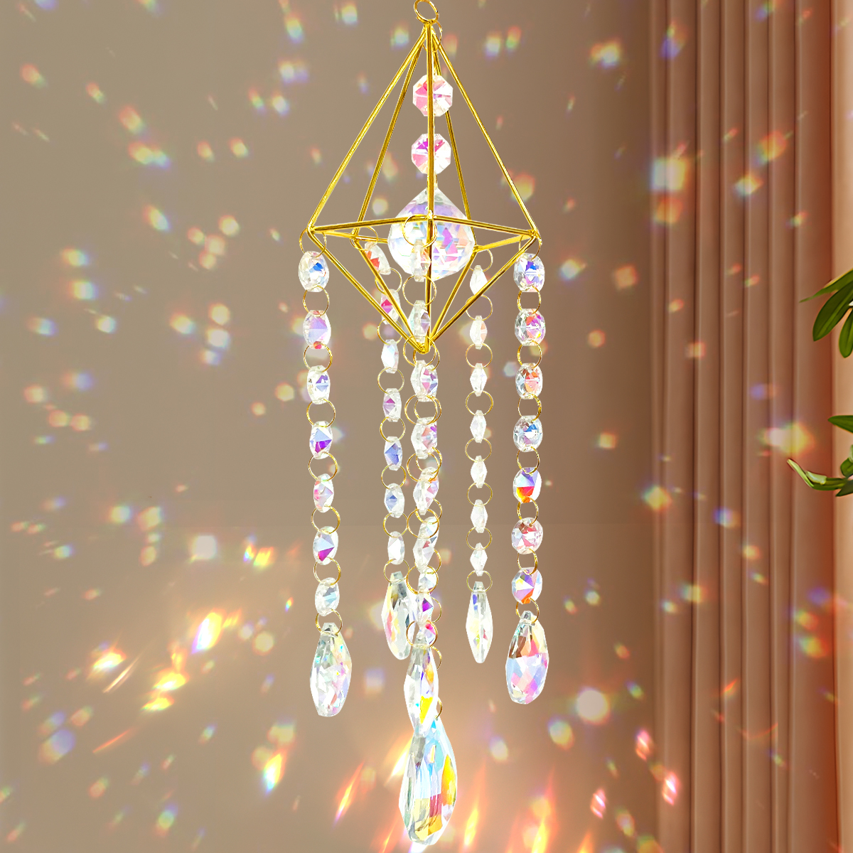 Suncatcher - Rainbow Axicon Window Sun Catcher - Walmart.com