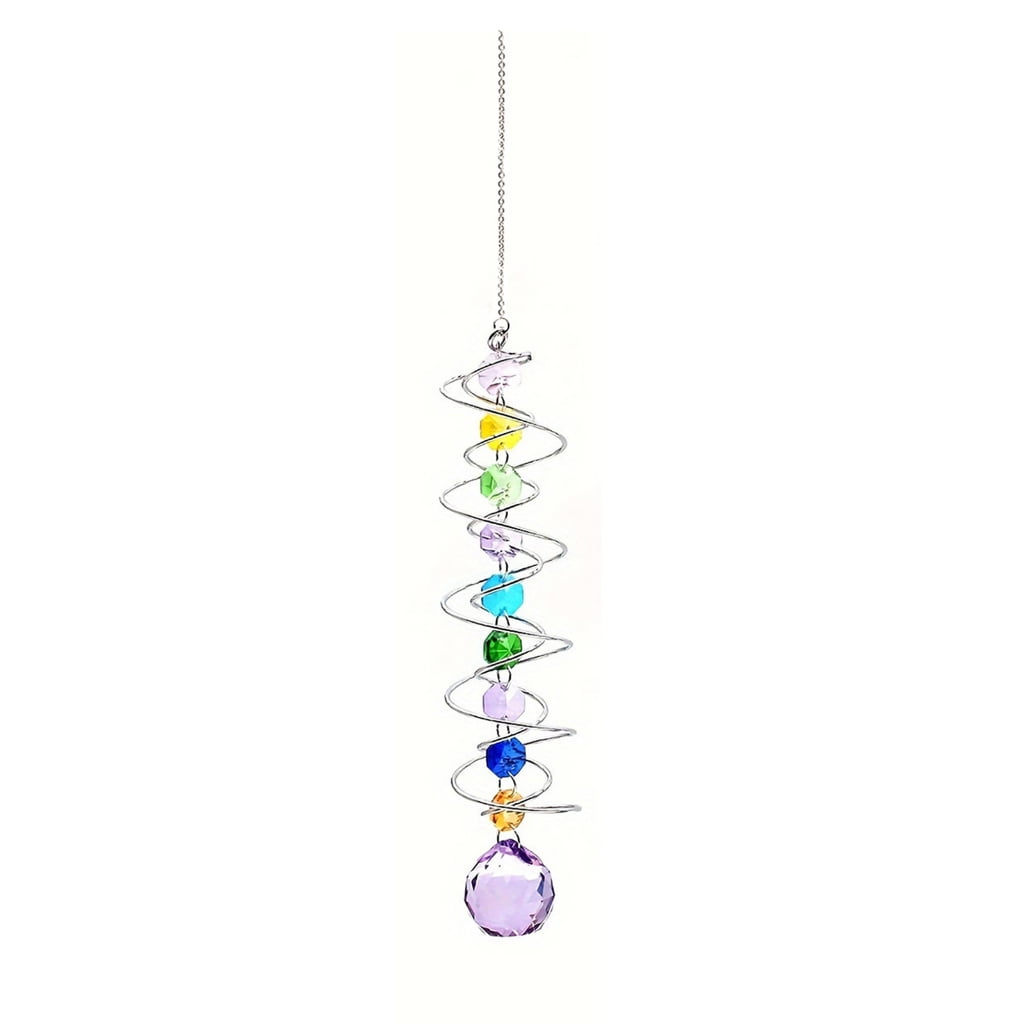 Crystal Suncatchers Indoor Wind Ornaments Garden Rotating Stabilizers ...