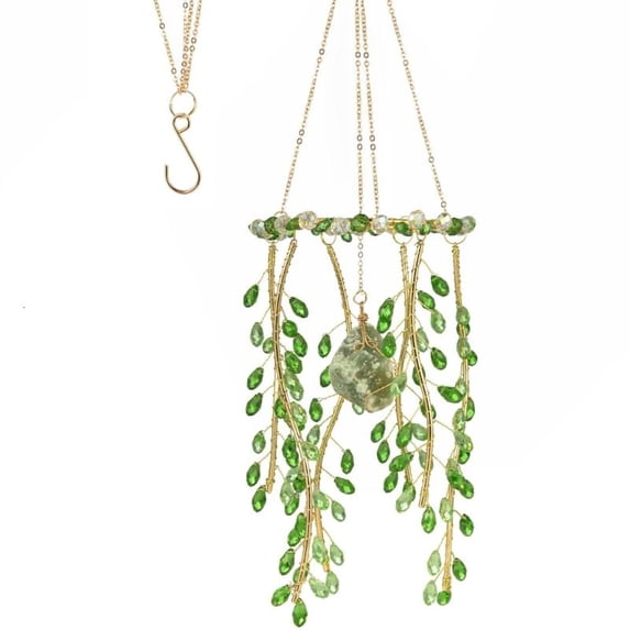 Crystal Suncatchers Window Hanging Decors Branch Shape Wind Chimes Home ...