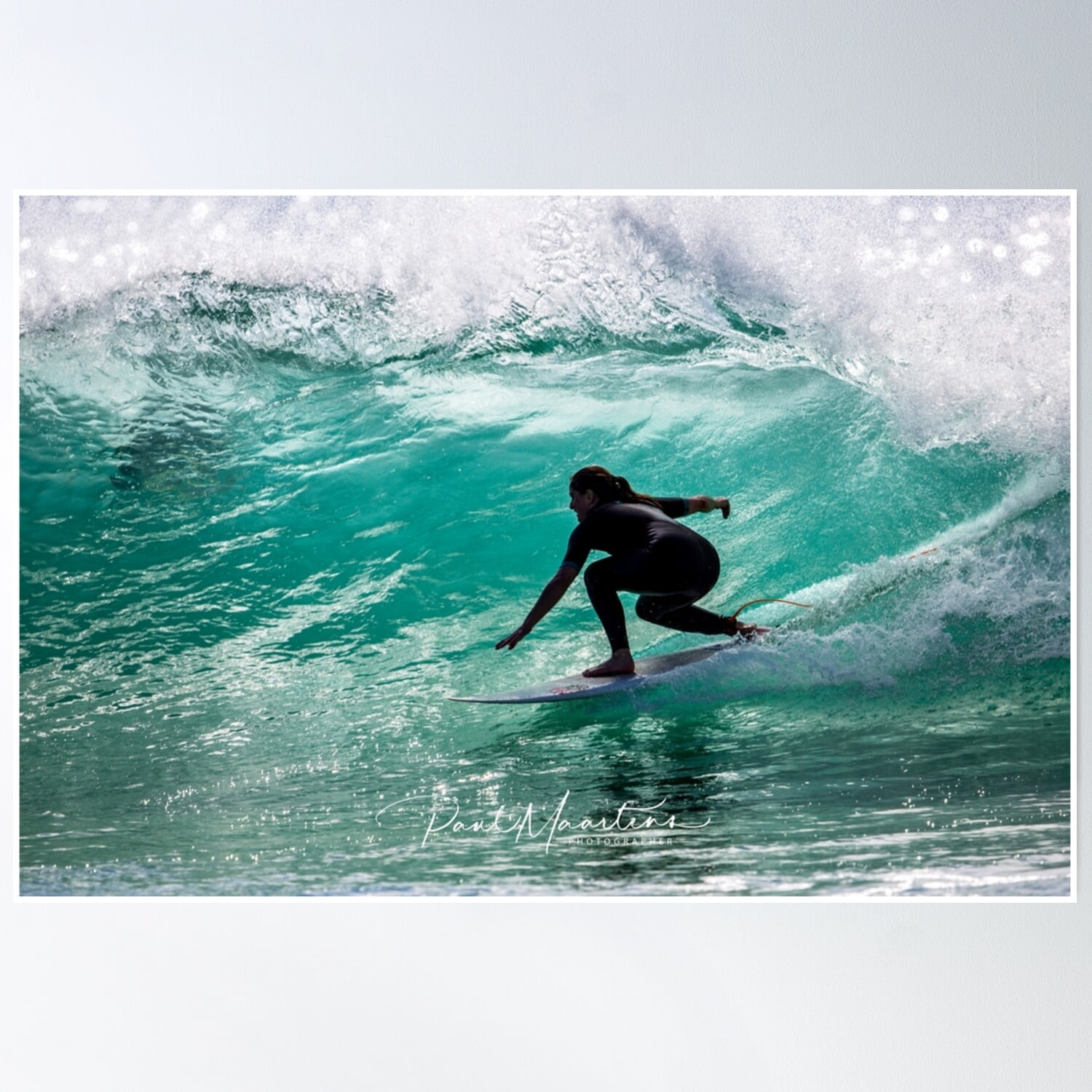 Crystal Surfer Poster Wall Art, Modern Wall Decor, 24x36 UNFRAMED ...
