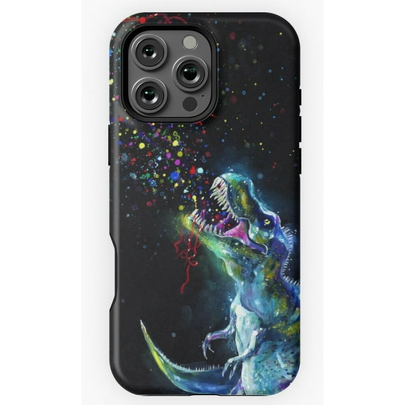 Crystal T Rex Dinosaur Art Phone Case Compatible with iPhone 11 to 16 ...