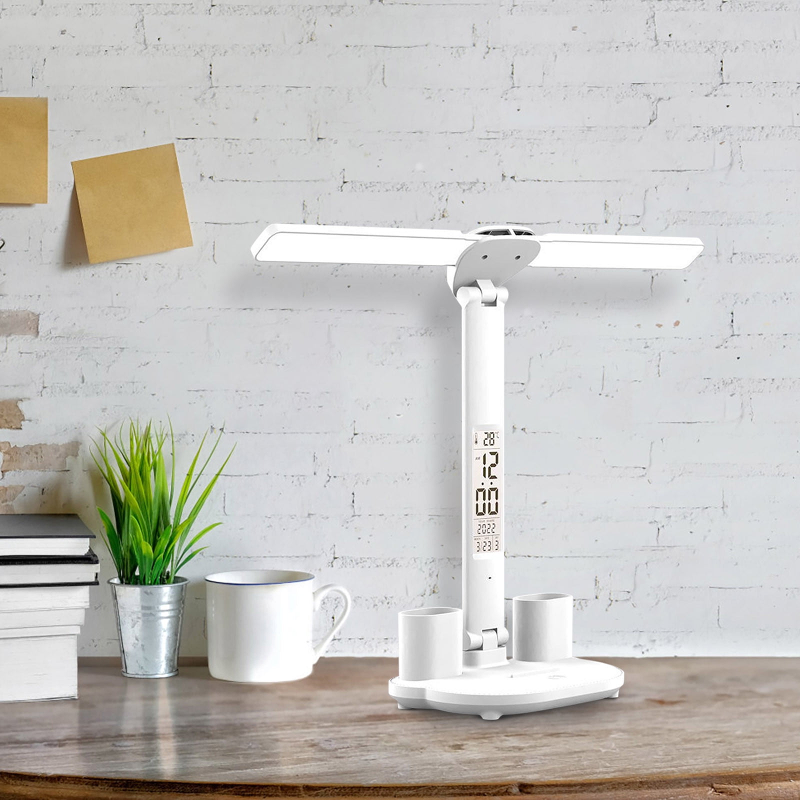 Crystal Table Lamp USB Plug-In Romantic LED Double Light | Adjustable ...