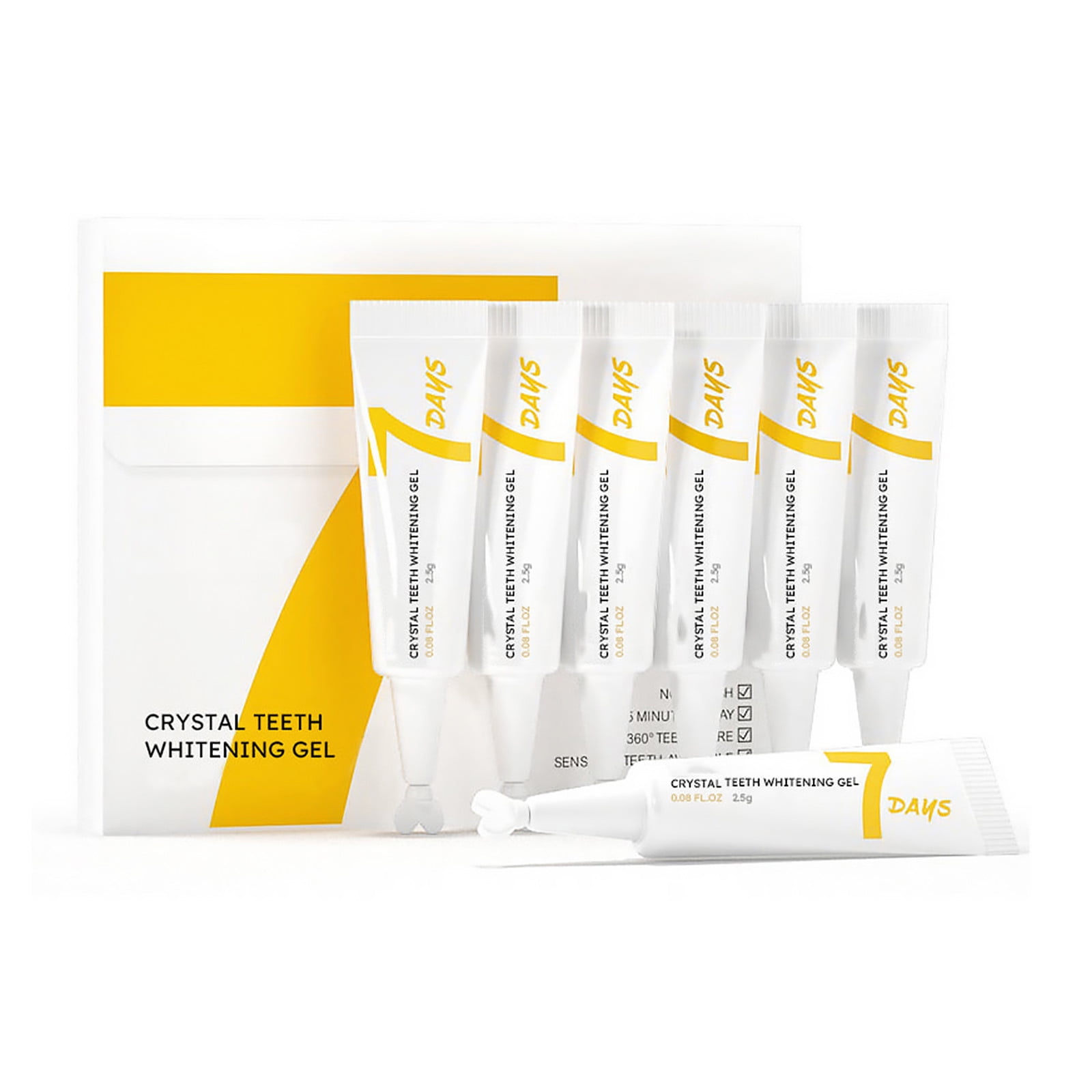 Crystal Teeth Whitening Gel, Teeth Whitening Serum for Sensitive Teeth - Fast & Safe for ...