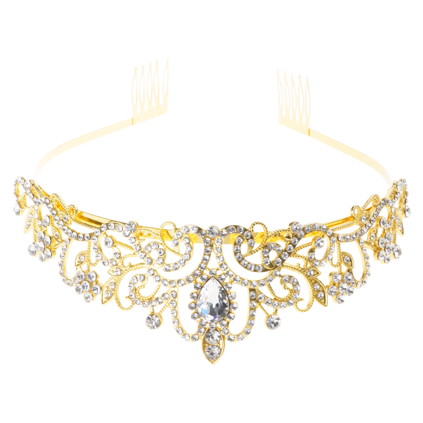 Crystal Tiaras Crowns for Bride Wedding Ceremony Photography Crownpiece ...