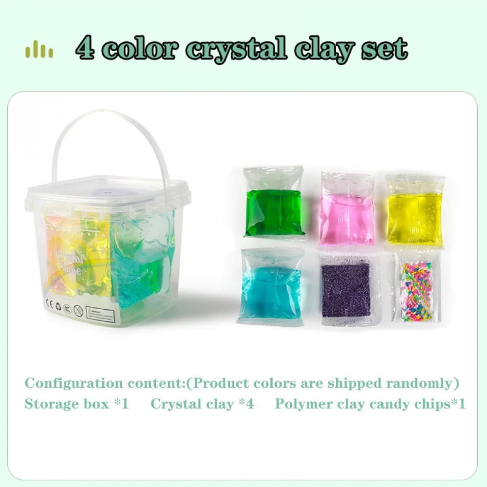 Crystal Transparent Clay, Creative,DIY, Create Your Favorite Slime ...