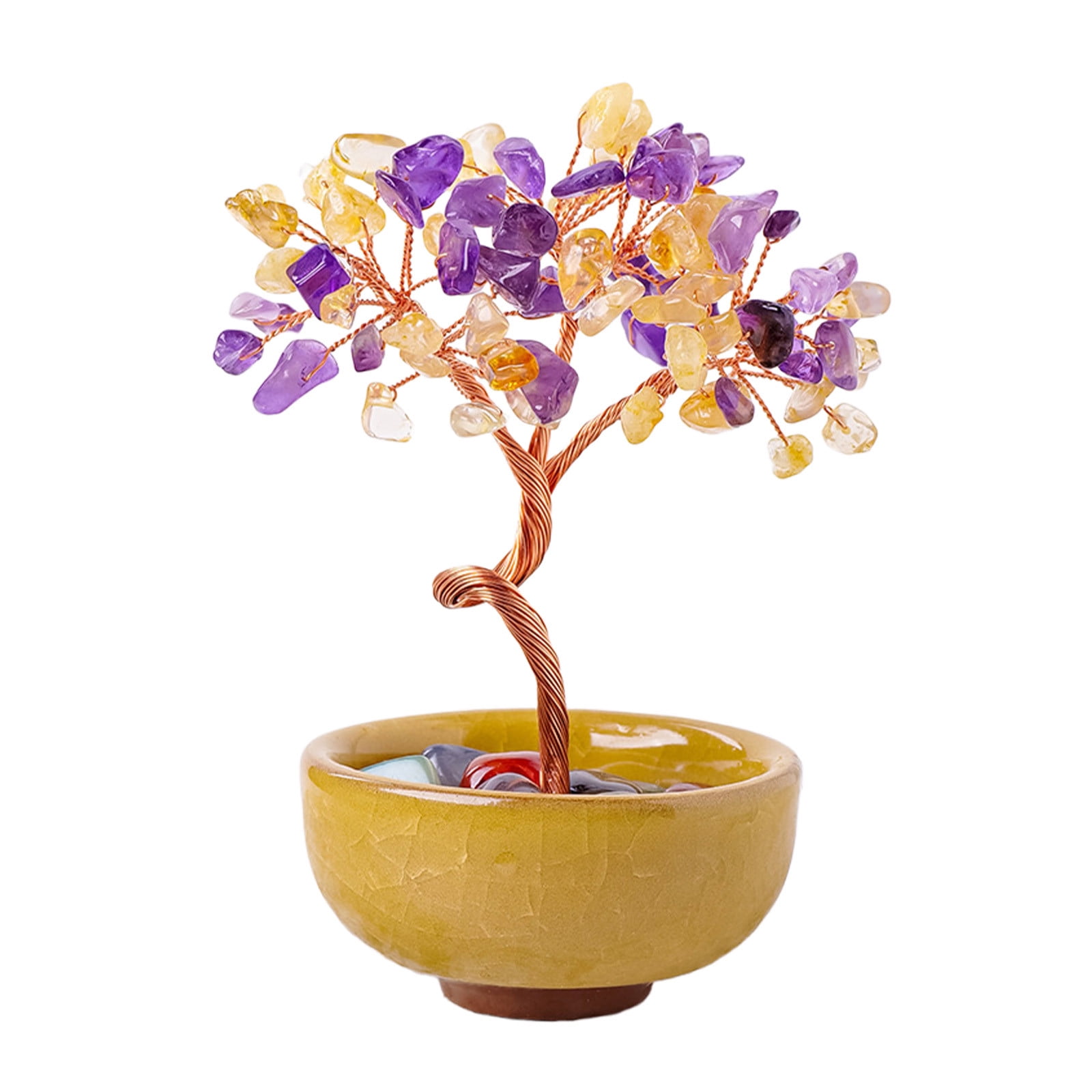 Crystal Tree Desktop Ornament Elegant Home For Living Room Desk ...