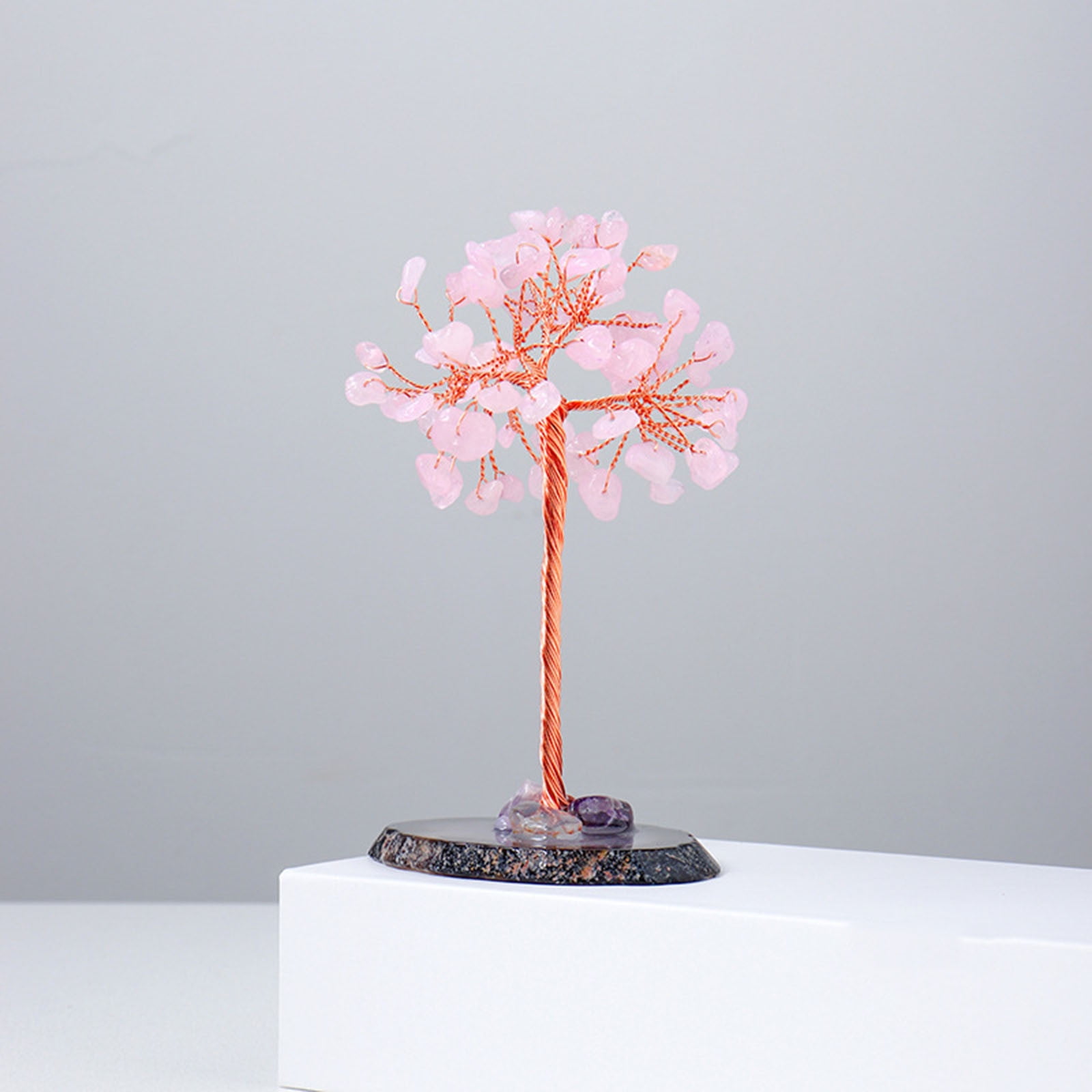 Crystal Tree Feng Shui Decor, Gemstone Energy Enhancer, Natural Wands ...