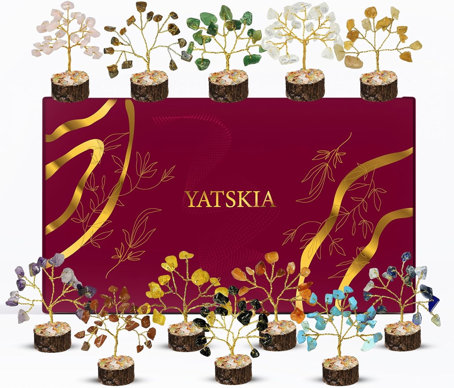 Crystal Tree Gifts for Women, Crystals and Stones, Home Office Desk ...