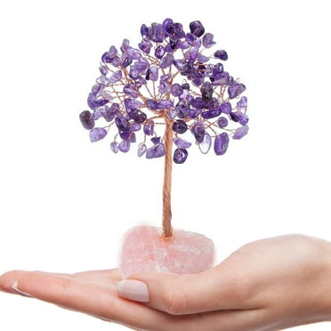 Feng Shui Citrine Money Wealth Tree Chinese Fortune Tree Crystal Tree ...